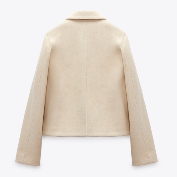 Zara | Jackets & Coats | Zara Gold Buttons Short Coat | Poshmark
